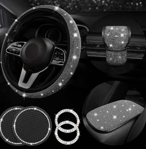 Pre-Order-Bling-Car Accessories Set – She-Dazzle Diamond Art